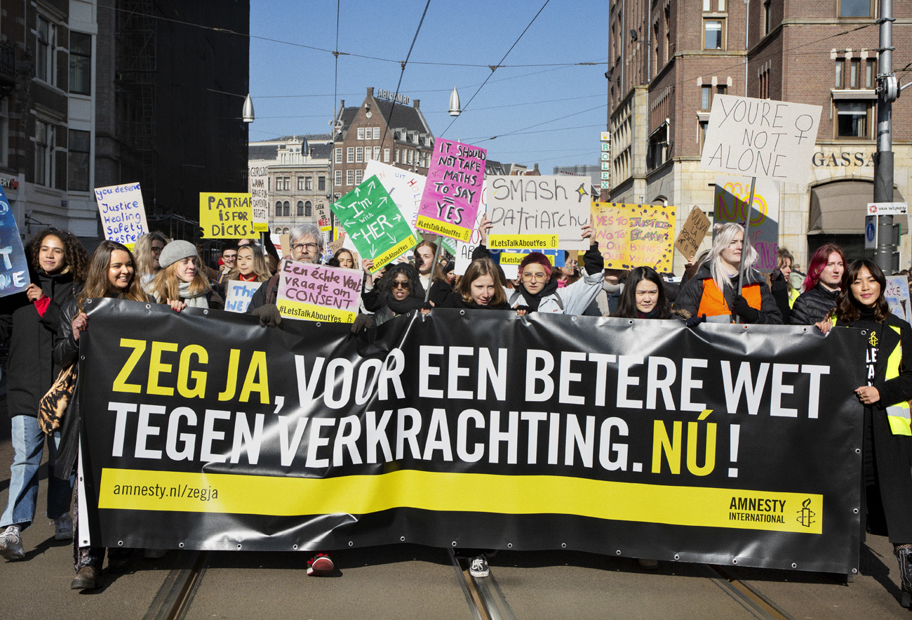 Amnesty campagne Right to Protest voor demonstratierecht